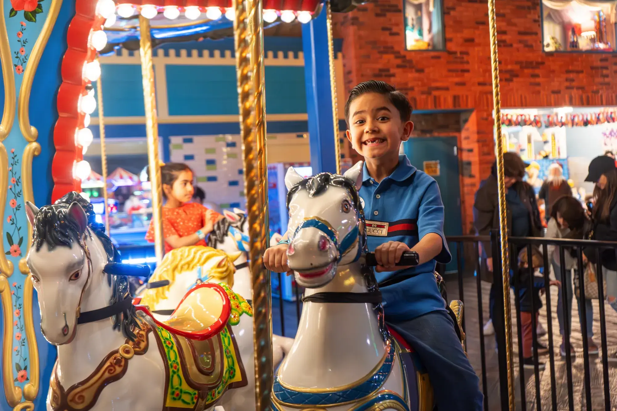 Carousel - Indoor Carousel for Young Kids - iPlay America