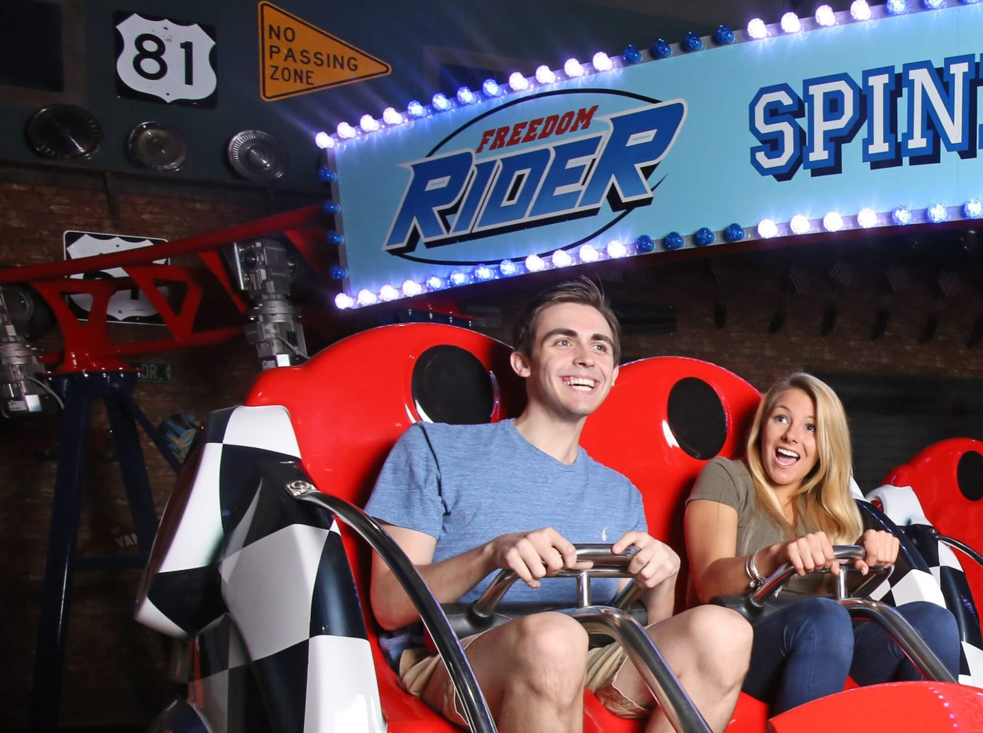 Freedom Rider Spinning Coaster Spins In To Action! - iPlay America Blog